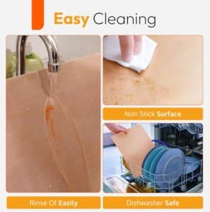 PTFE Teflon Sheet - Reusable Baking Mat and Heat Press